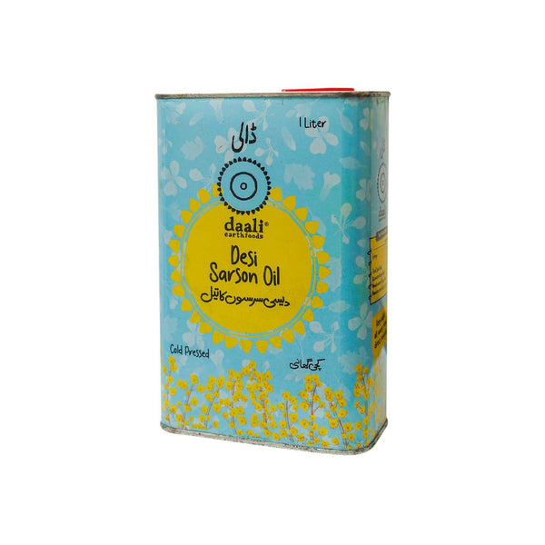 Daali - Desi Sarson Oil (1Ltr) – Fresh Basket