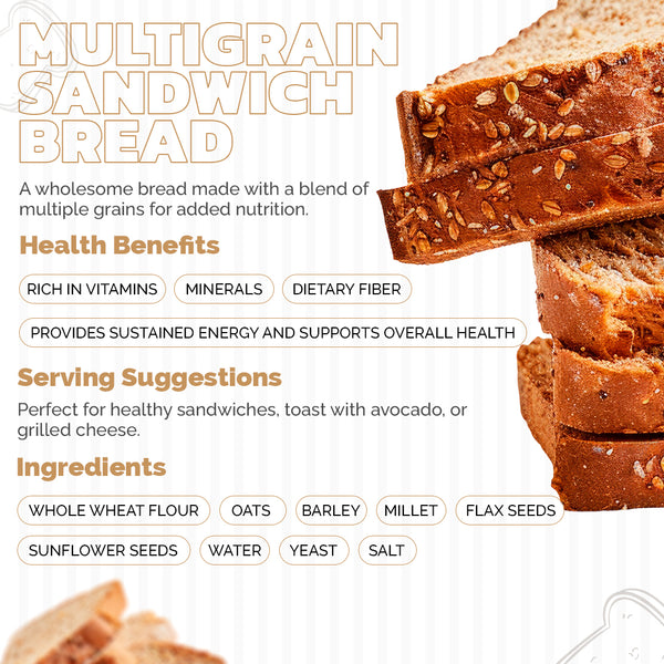 FB Bakes - Multigrain (Sliced) Sandwich Bread (Small) – Fresh Basket